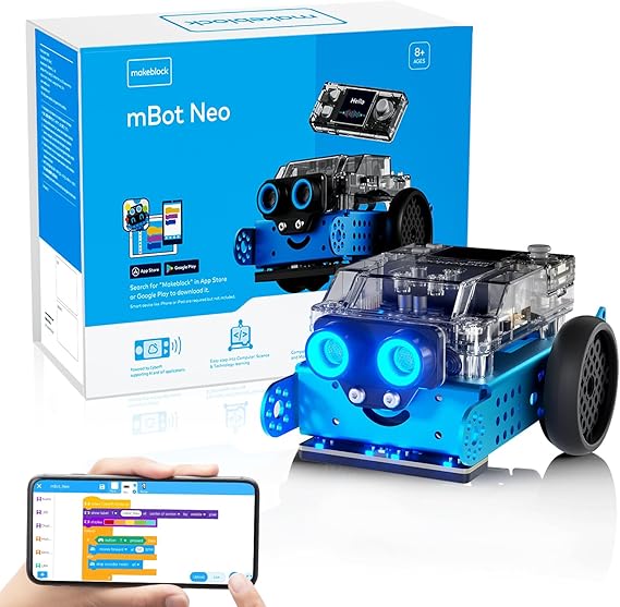 Amazon.com: Makeblock mBot Neo Robot Kit STEM Projects for Ages 8-12 ...