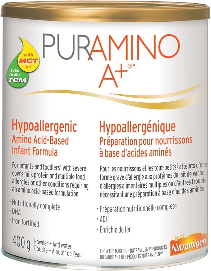 Hypoallergenic amino acid formula for infants with allergies