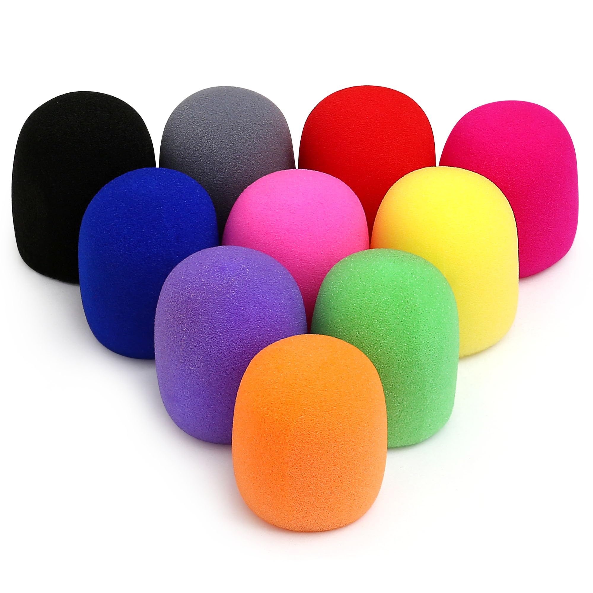 Amazon.com: 10Pcs Microphone Foam Covers Thick Handheld Stage ...