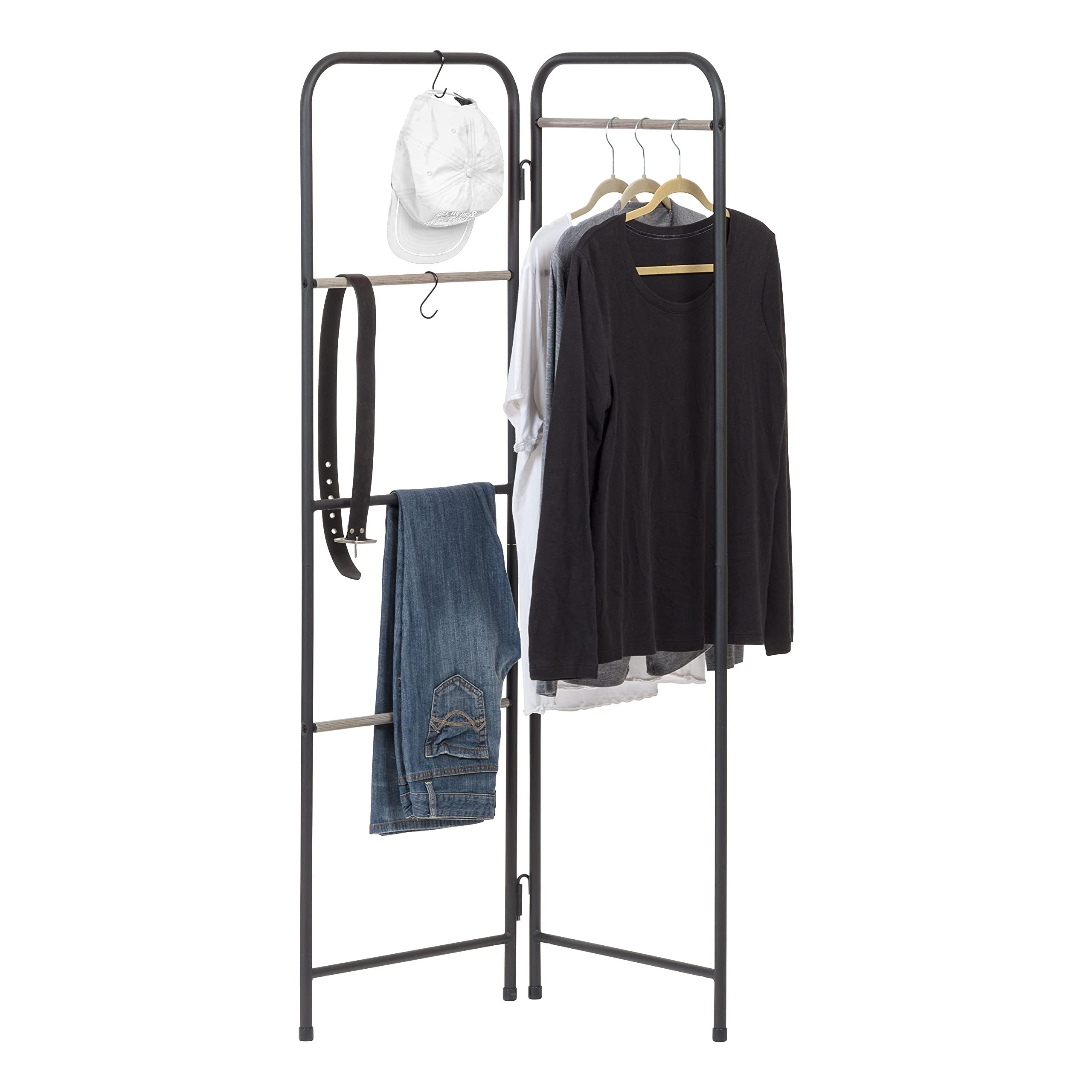 Snapklik.com : IRIS USA Free-Standing Clothing Rack