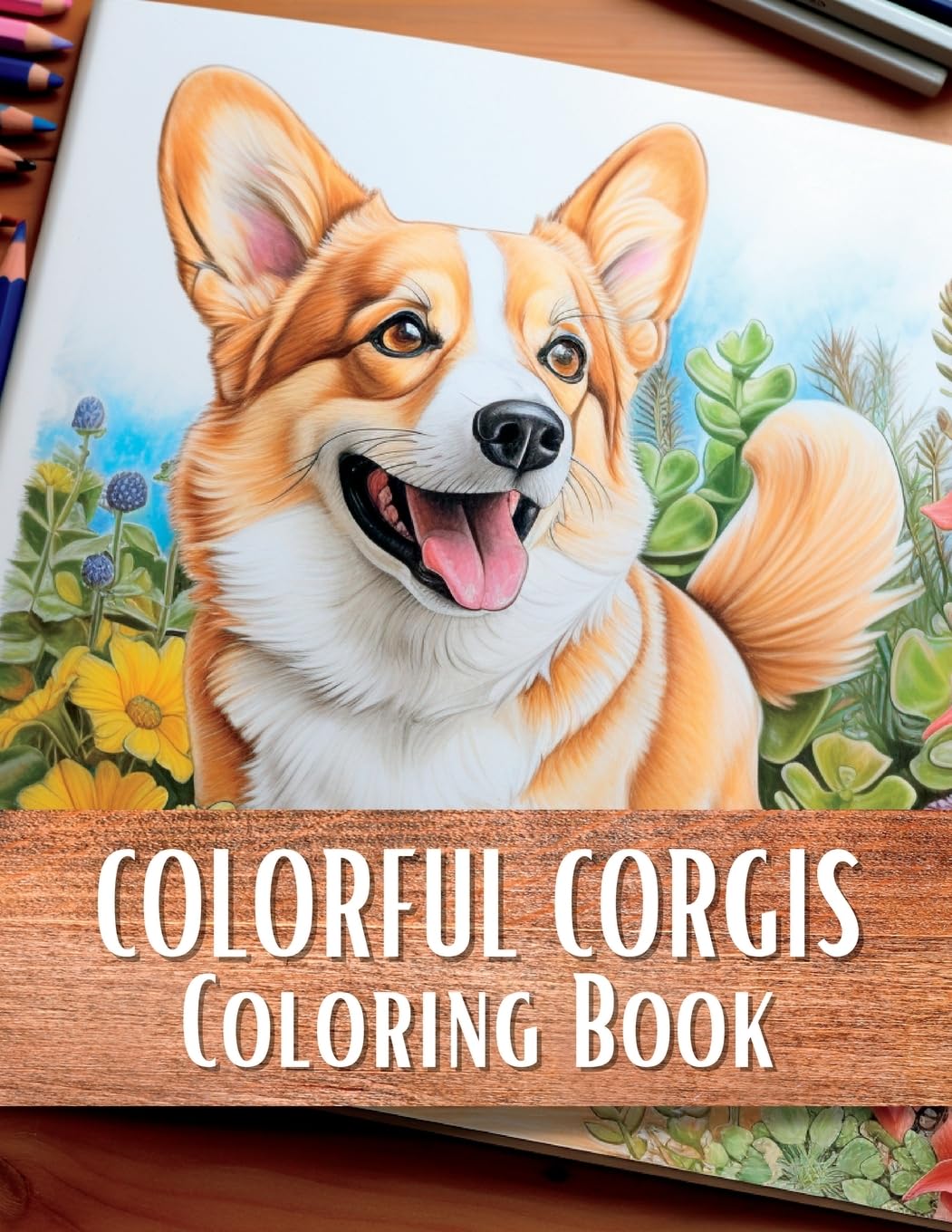 Amazon.com: Colorful Corgis Coloring Book (Cute Animals): 9781923108004 ...