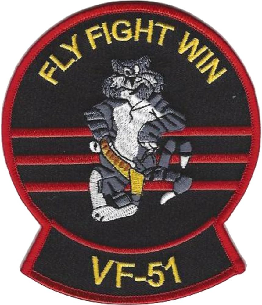 Amazon.com: VF-51 Fighter Squadron F-14 Tomcat Patch : Clothing, Shoes ...