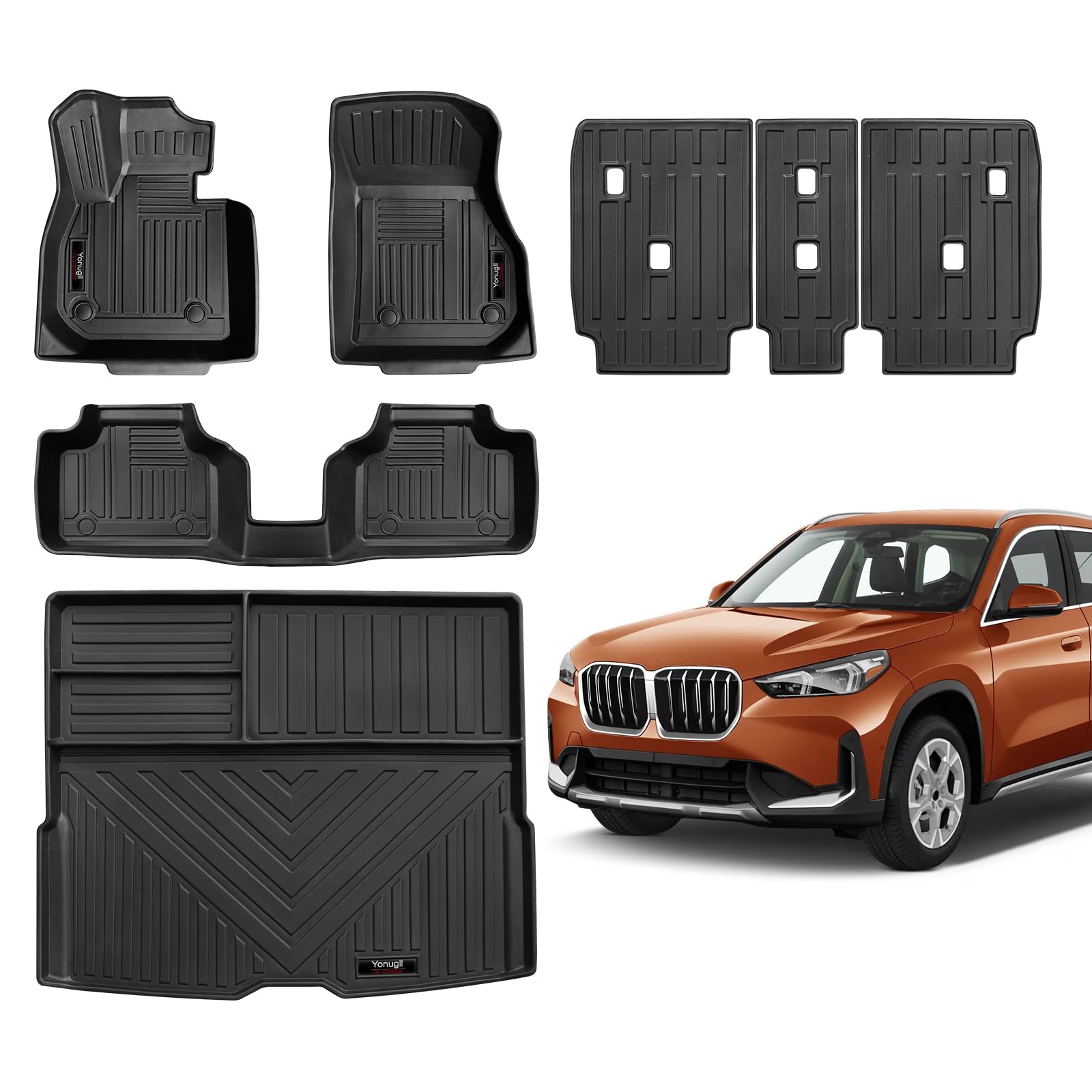 Amazon.com: Yonugli Custom for 2023 2024 2025 BMW X1 Floor Mats Cargo ...