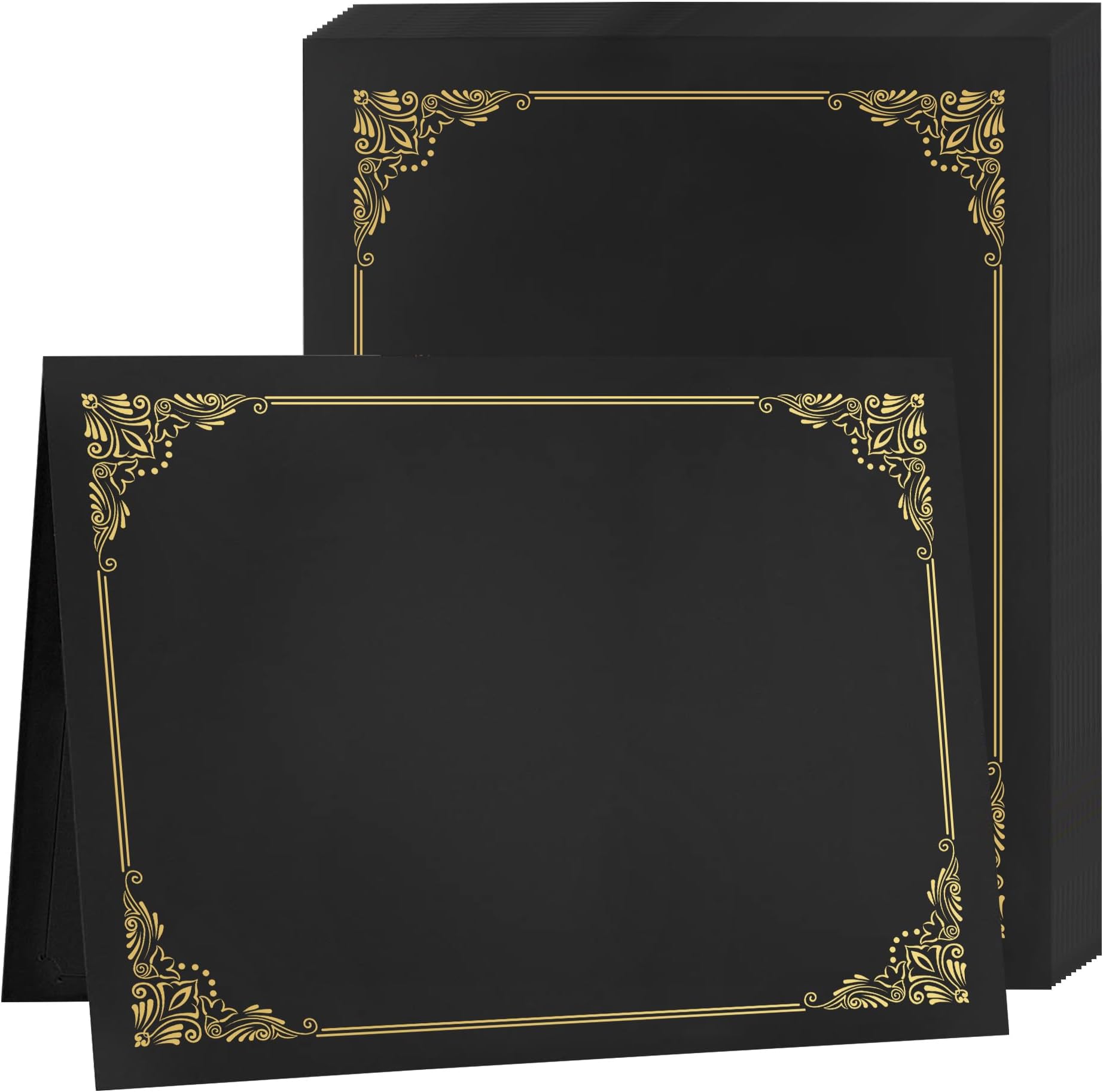 Amazon.com : Misscom Certificate Holders 10 Packs Black,Diploma Holders ...