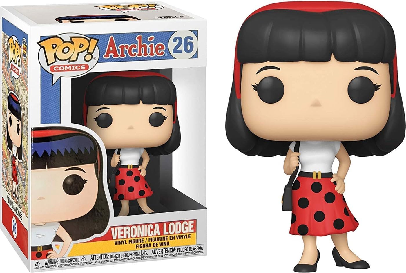 Amazon.com: Funko Pop! Comics: Archie Comics - Veronica, Multicolor ...