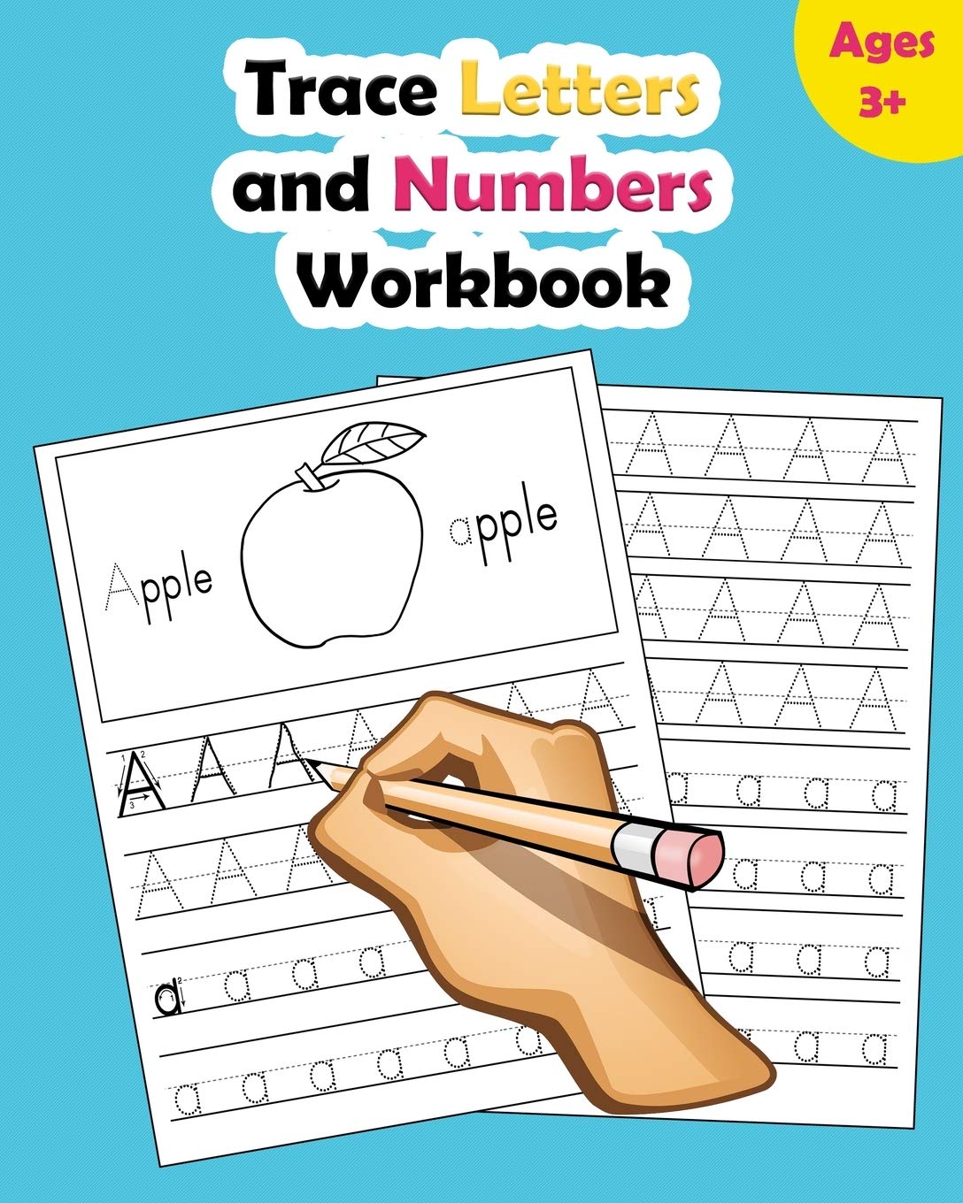 Snapklik.com : Trace Letters And Numbers Workbook: Learn How To Write Alphabet Upper And Lower ...