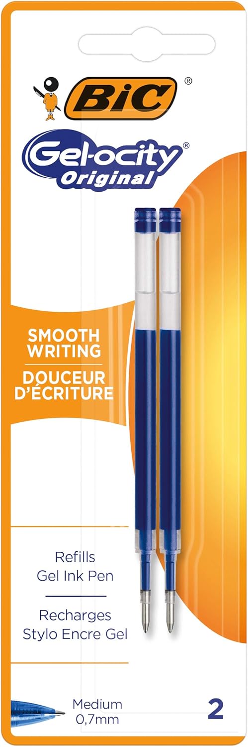 BIC Reaction Gel, x2 Medio Blu 2pezzo(i) ricaricatore di penna : Amazon ...
