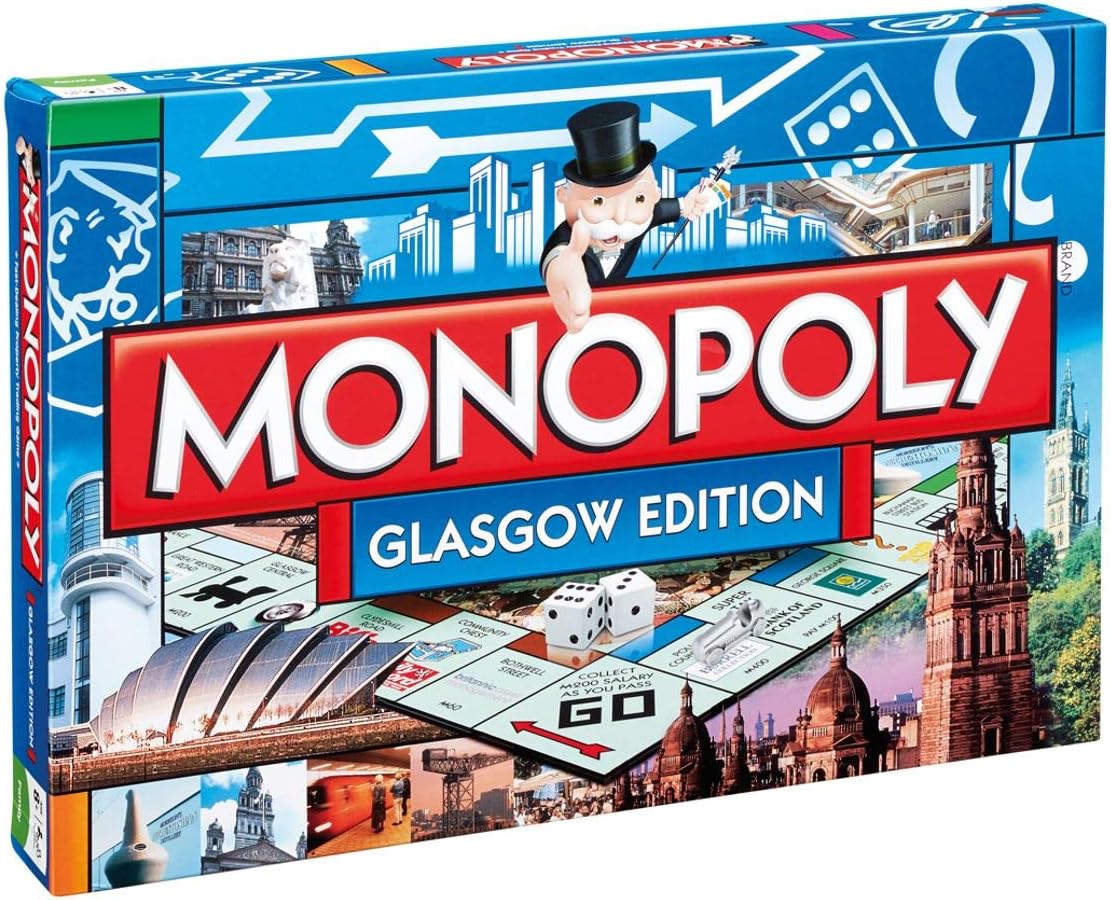 Winning Moves Glasgow Monopoly Board Game : Amazon.co.uk: Toys & Games