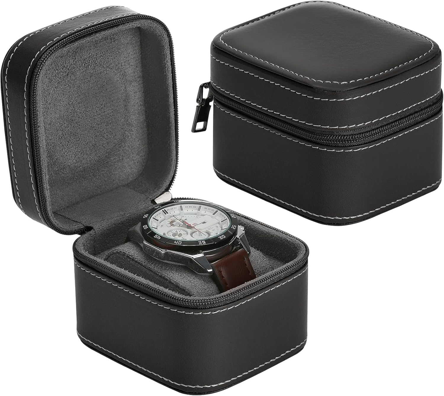 Amazon.com: BAOPEND Single Watch Box, Small Watch Travel Cases for Men ...