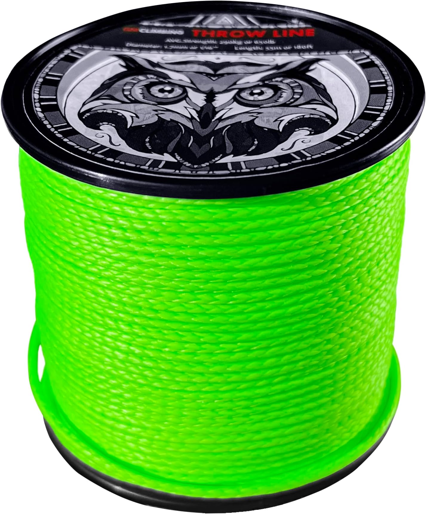 Amazon.com: GM CLIMBING Throw Line 1.7mm 180Ft Roll Green UHMWPE Cord ...