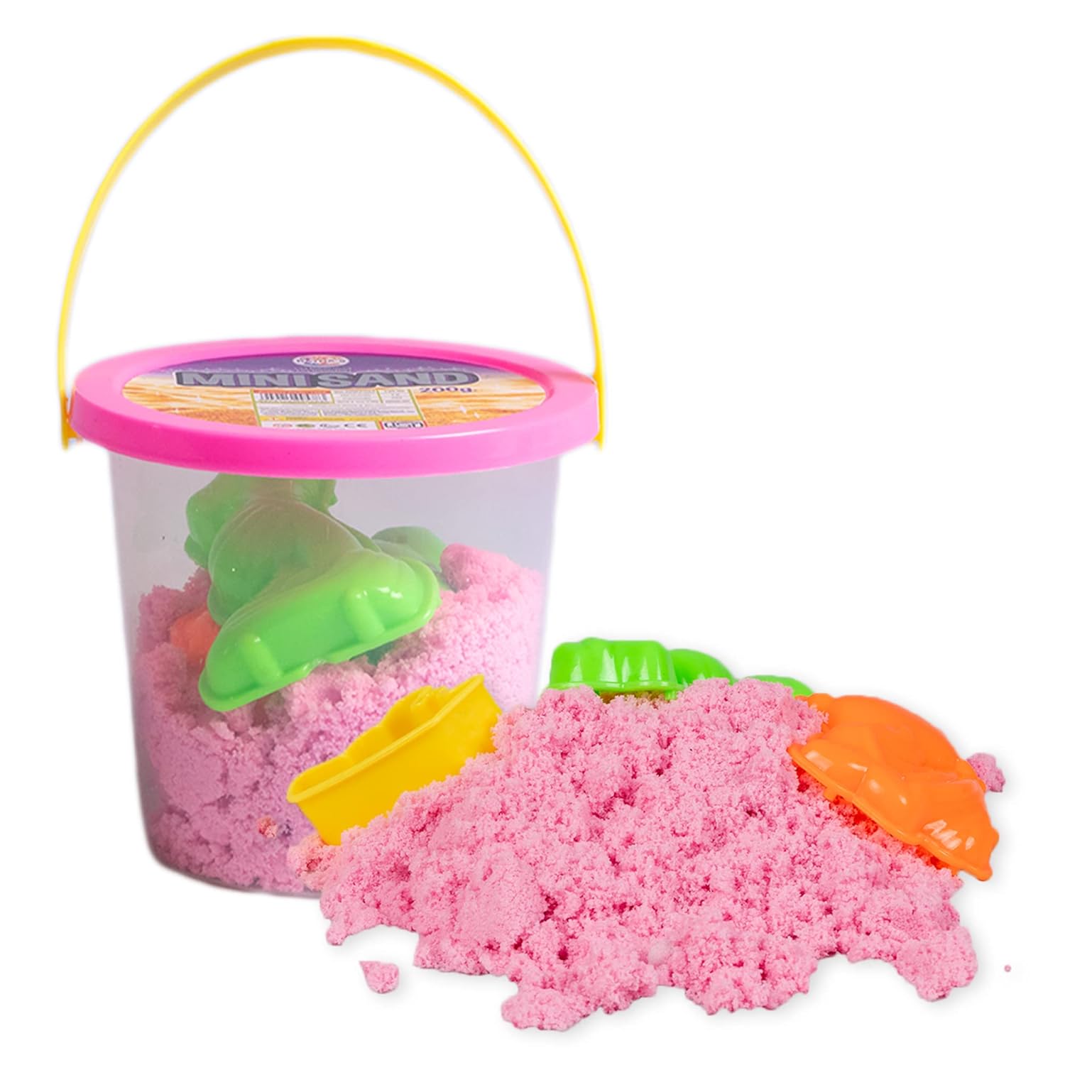 Buy RATNA'S Mini Sand 200g Pink Color for Kids with Assorted Moulds ...