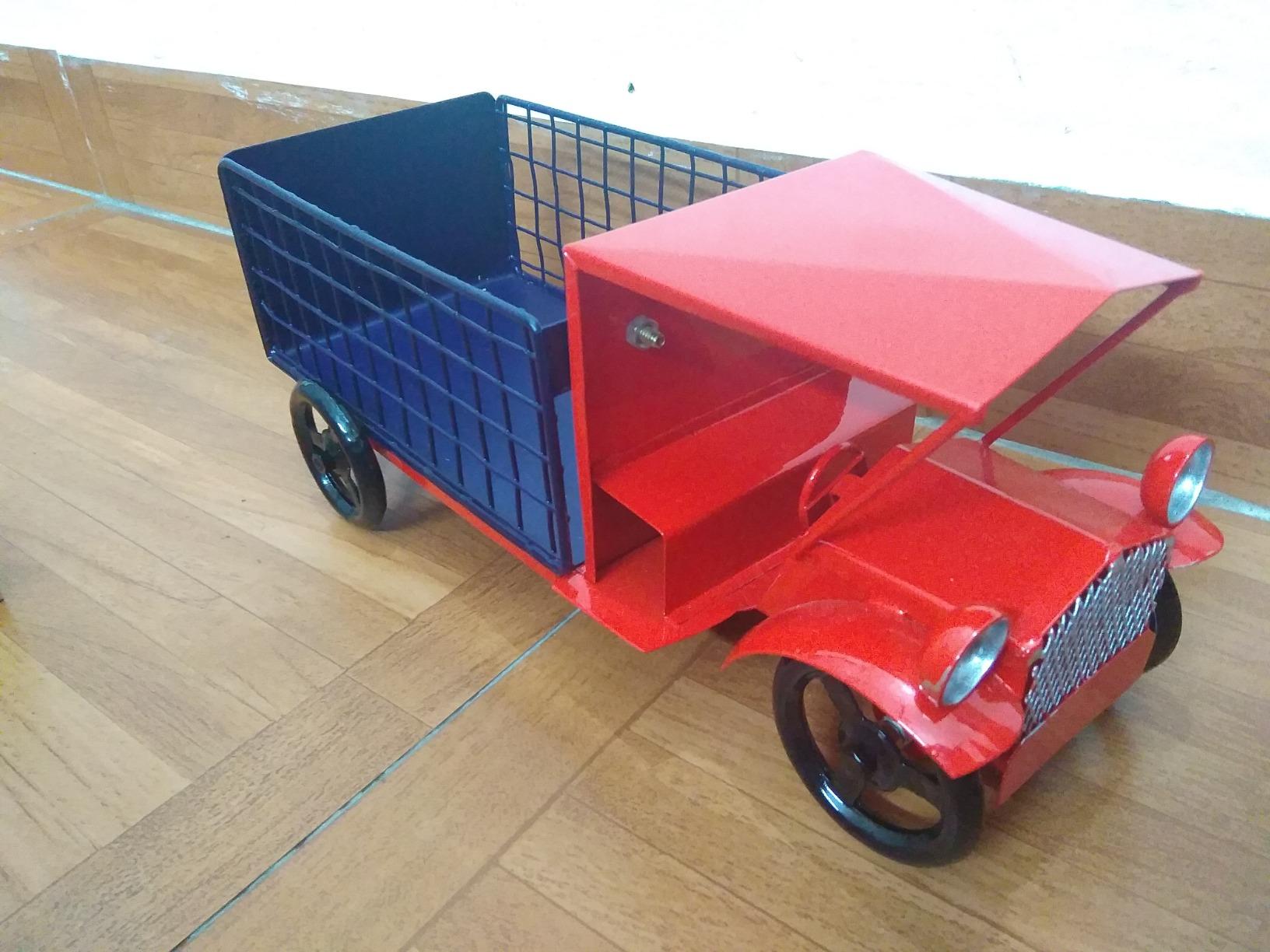 Buy Ek Do Dhai Snack Carrier Truck Platter Tray with Wheels for Snacks ...
