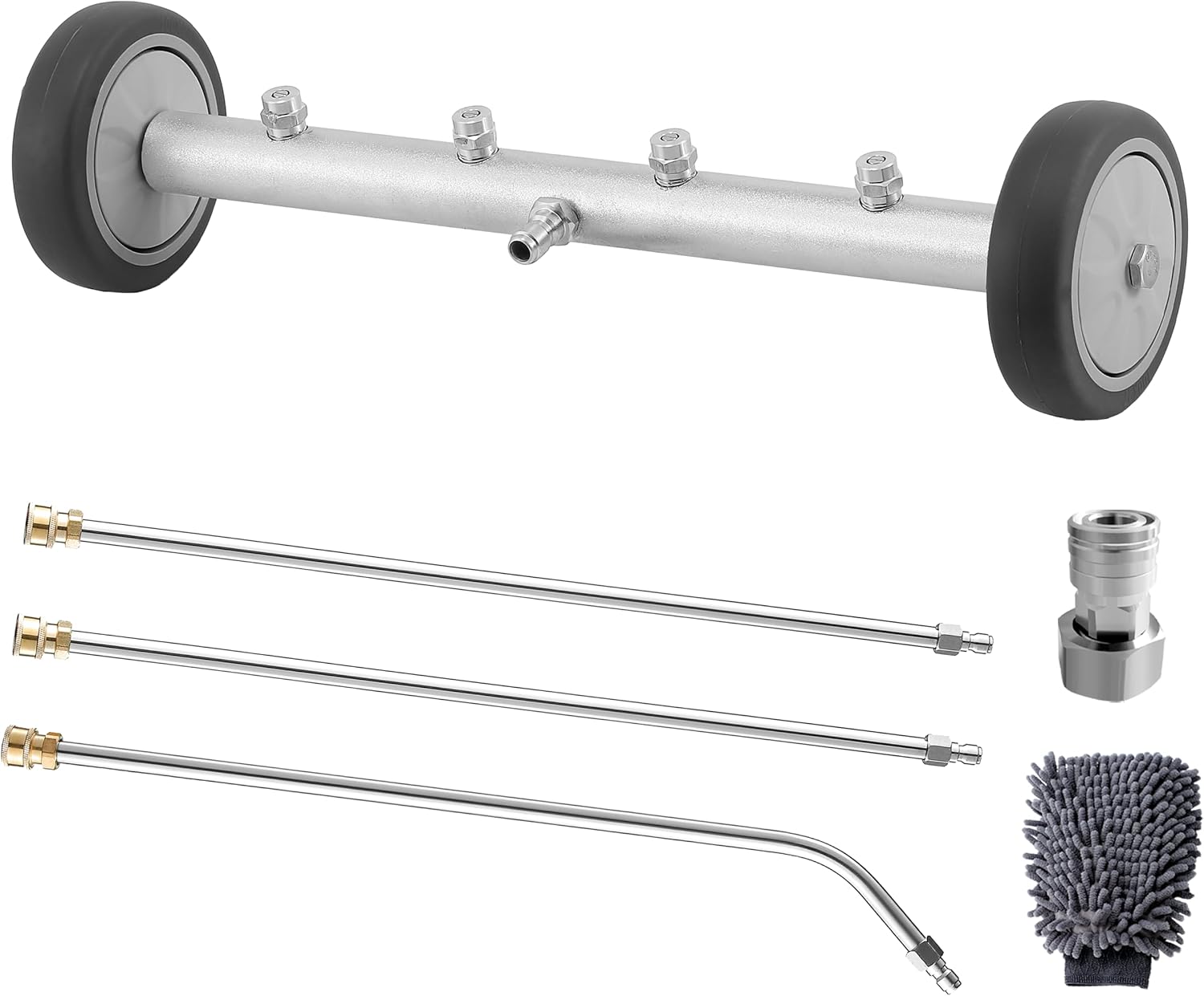 Amazon.com: M MINGLE Undercarriage Pressure Washer Attachment, 16 Inch ...