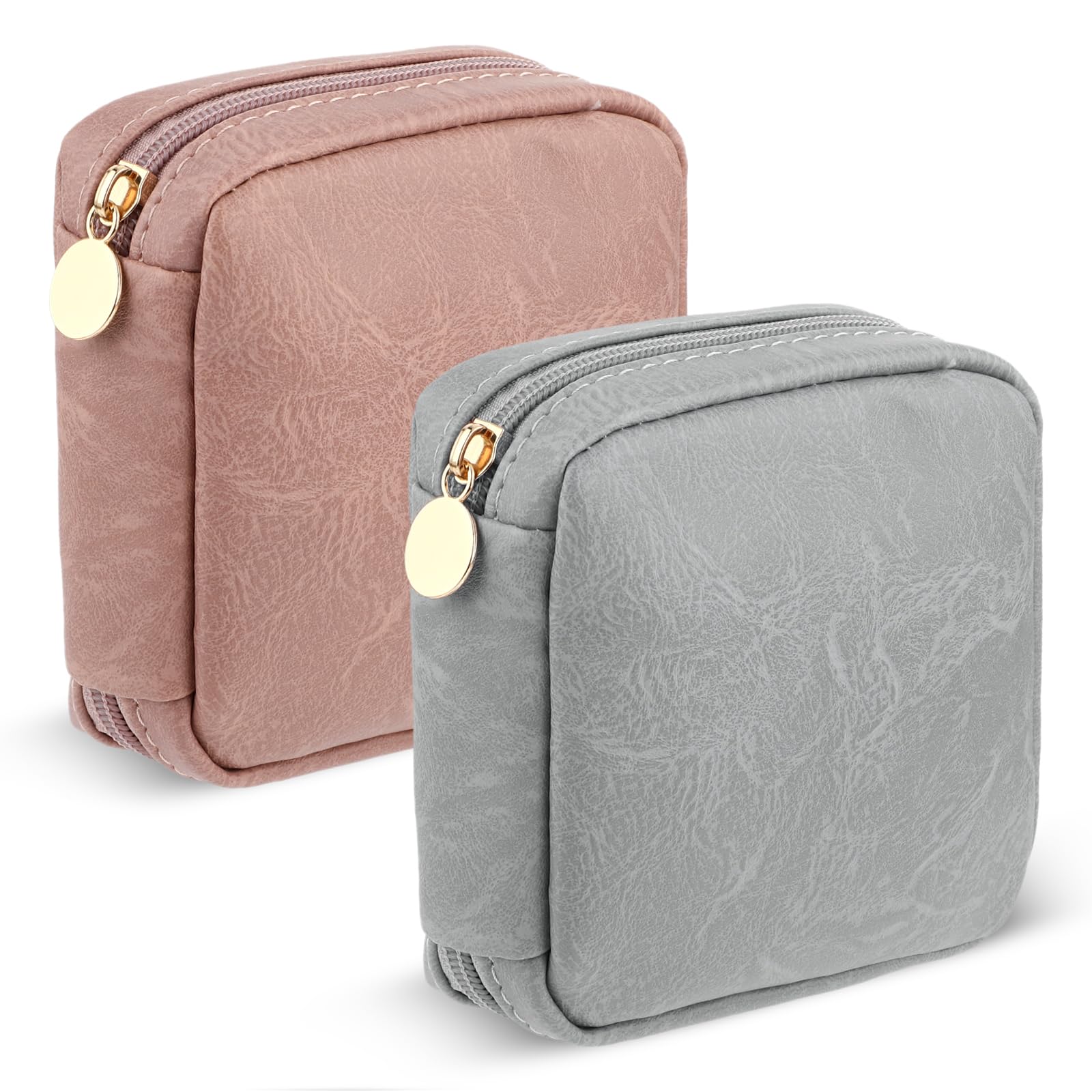 Amabro 2PCS Sanitary Pad Storage Bags, Menstruation Period Pouch ...