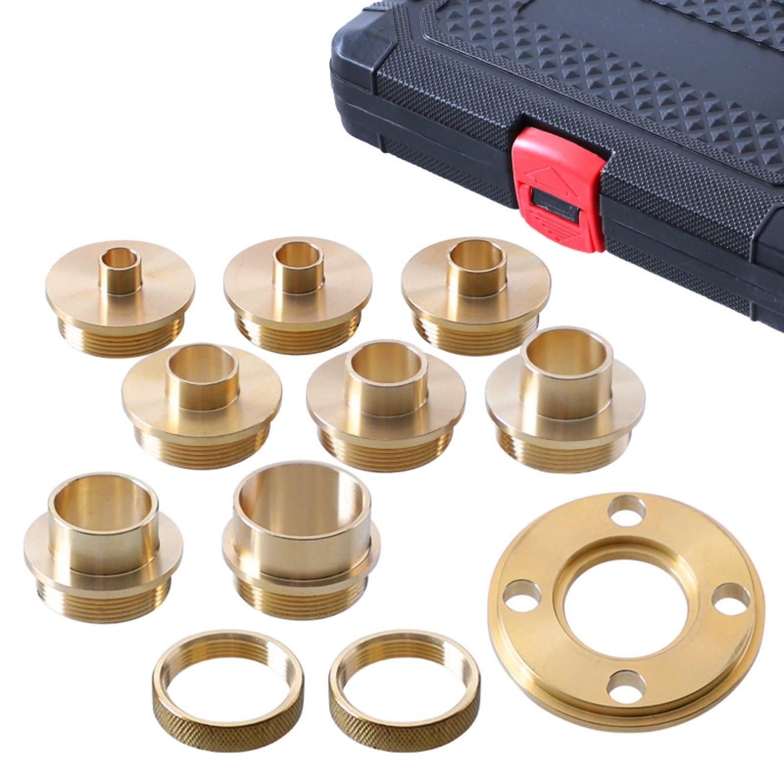 Trim Router Jigs Brass Router Template Guide Bushings Set - 8 Sizes ...