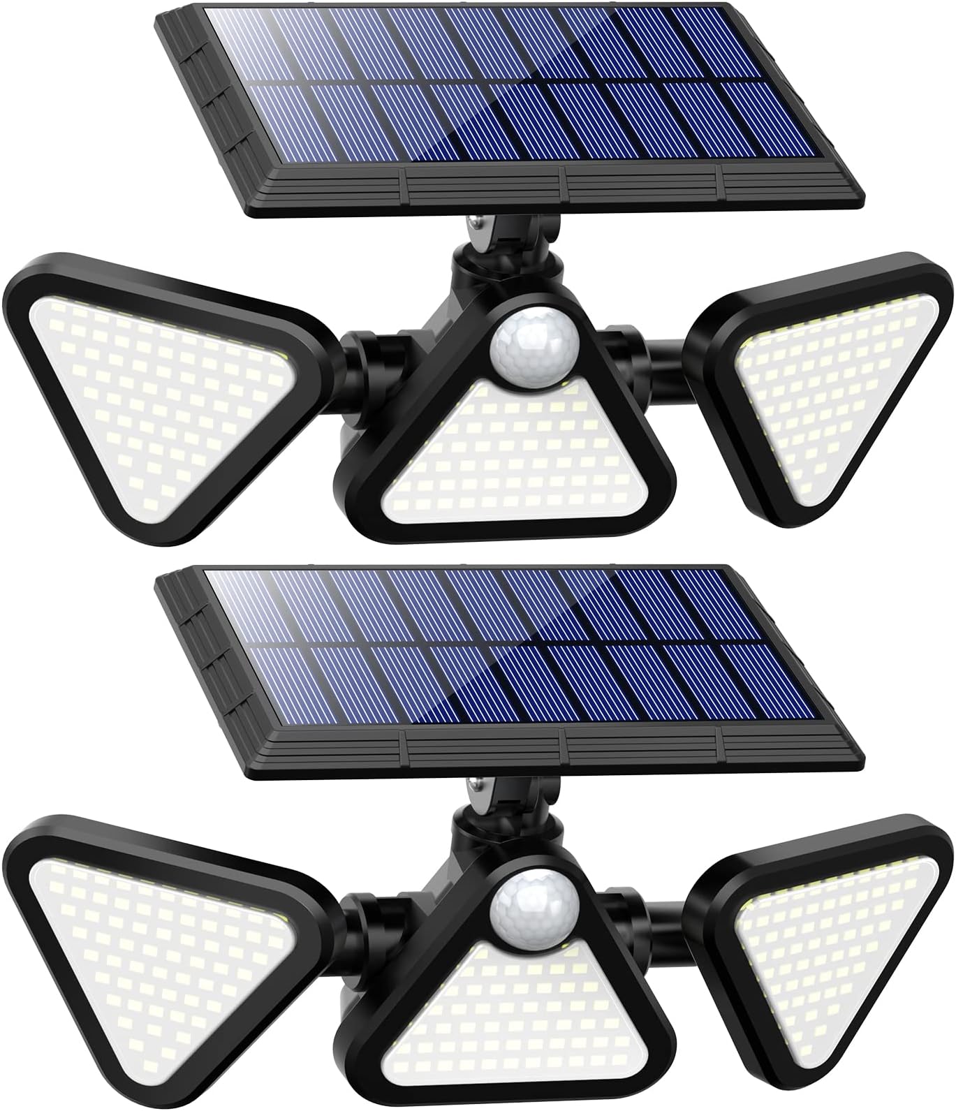 [2 Pack] Solar Lights Outdoor Motion Sensor, 286 LED 3000 LM Solar ...