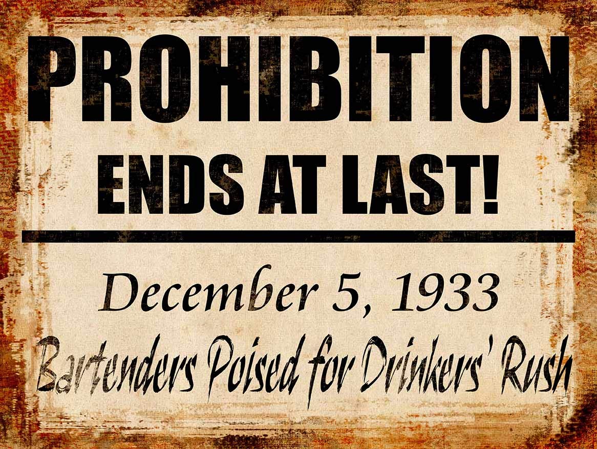 Prohibition Ends