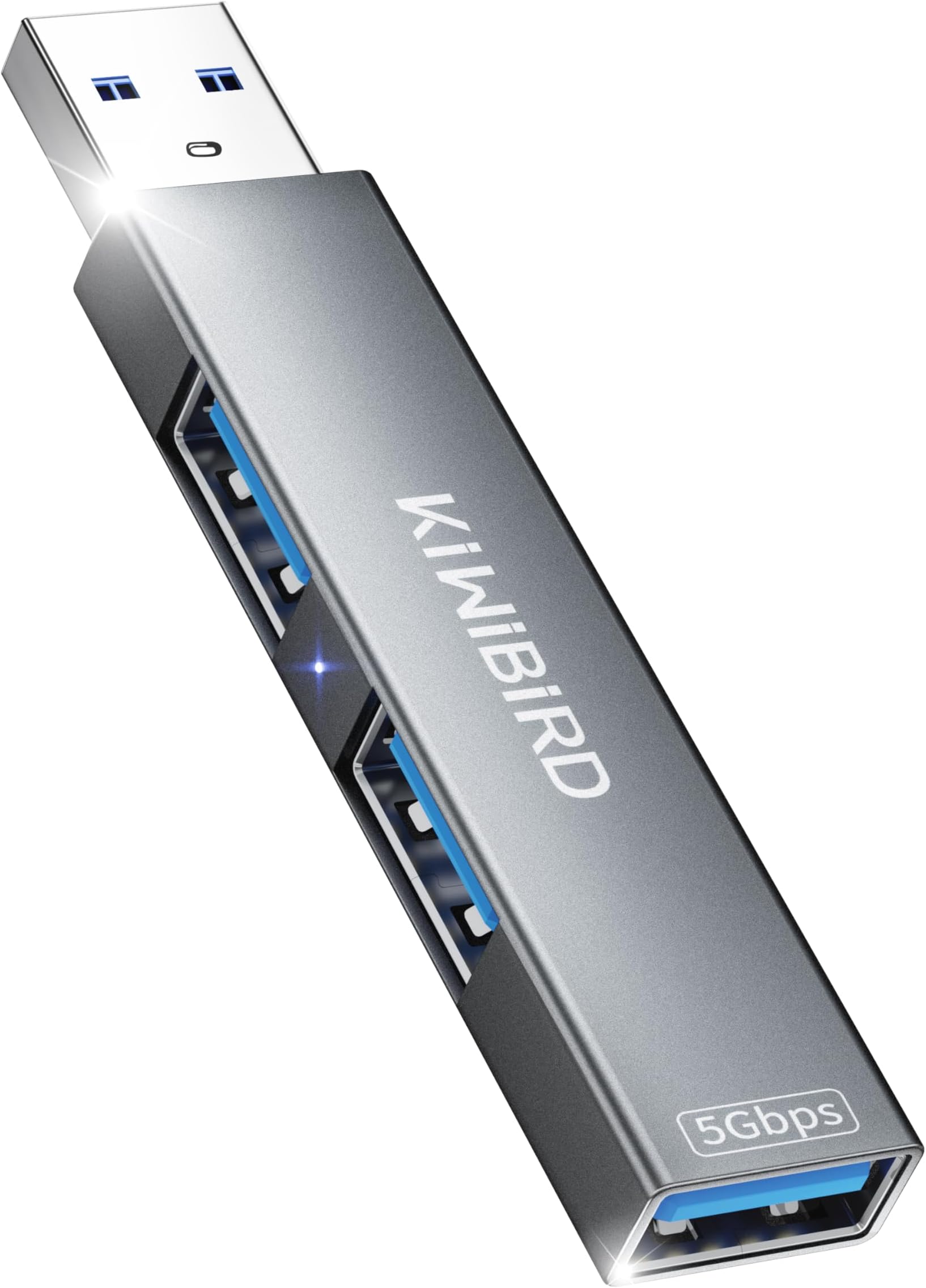 KiWiBiRD Ultra Slim USB Hub with Multi Port (1 USB 3.0, 2 USB 2.0), USB ...