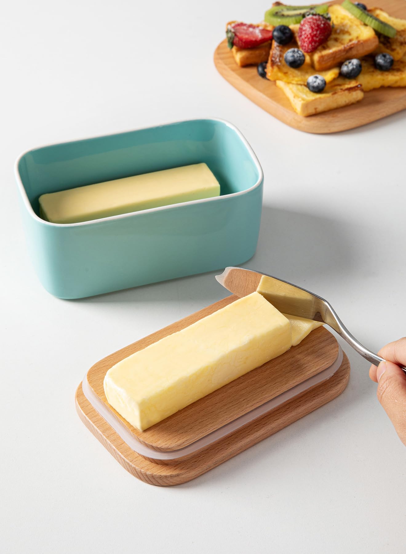 Snapklik.com : Sweese 303.102 Large Butter Dish - Airtight Butter ...