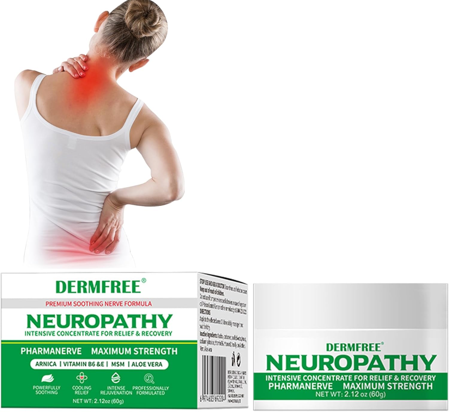 Neuropathy Massage Cream – Relieves Muscle & Joint Tiredness, Promotes ...