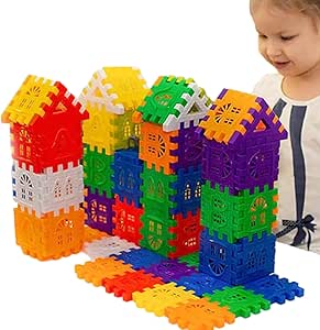 50/100/150pcs Interlocking Building Blocks Toys For Kids, Sensory Fun ...