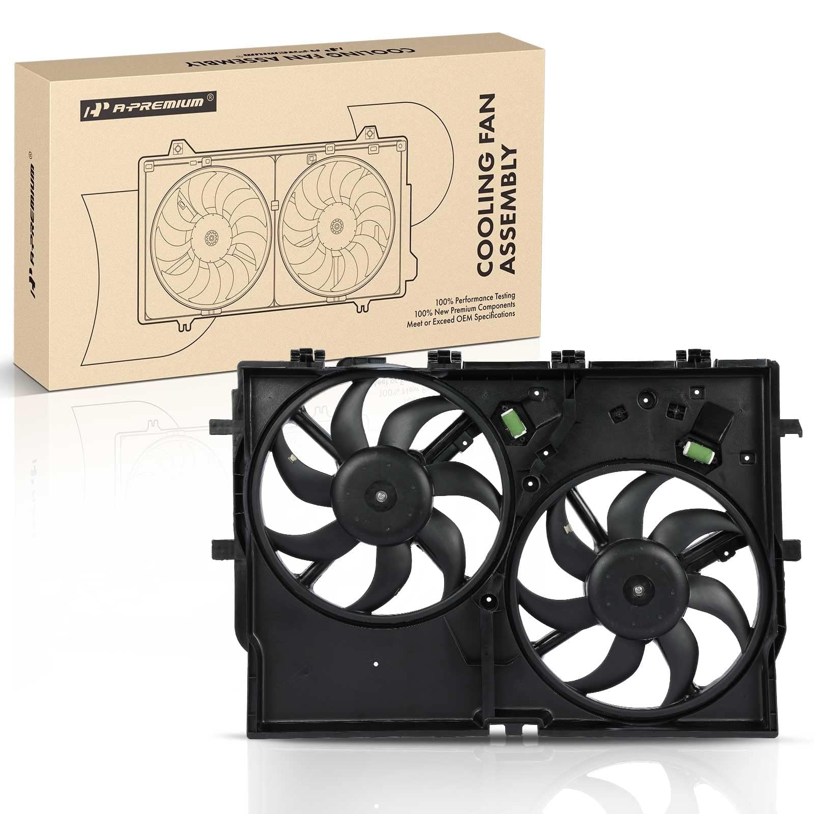 Amazon.com: A-Premium Radiator Cooling Fan Assembly Compatible with ...