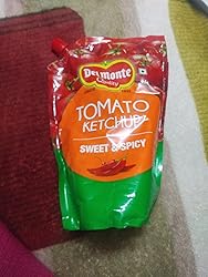 Del Monte Tomato Ketchup Sweet and Spicy Pouch, 900 grams : Amazon.in ...
