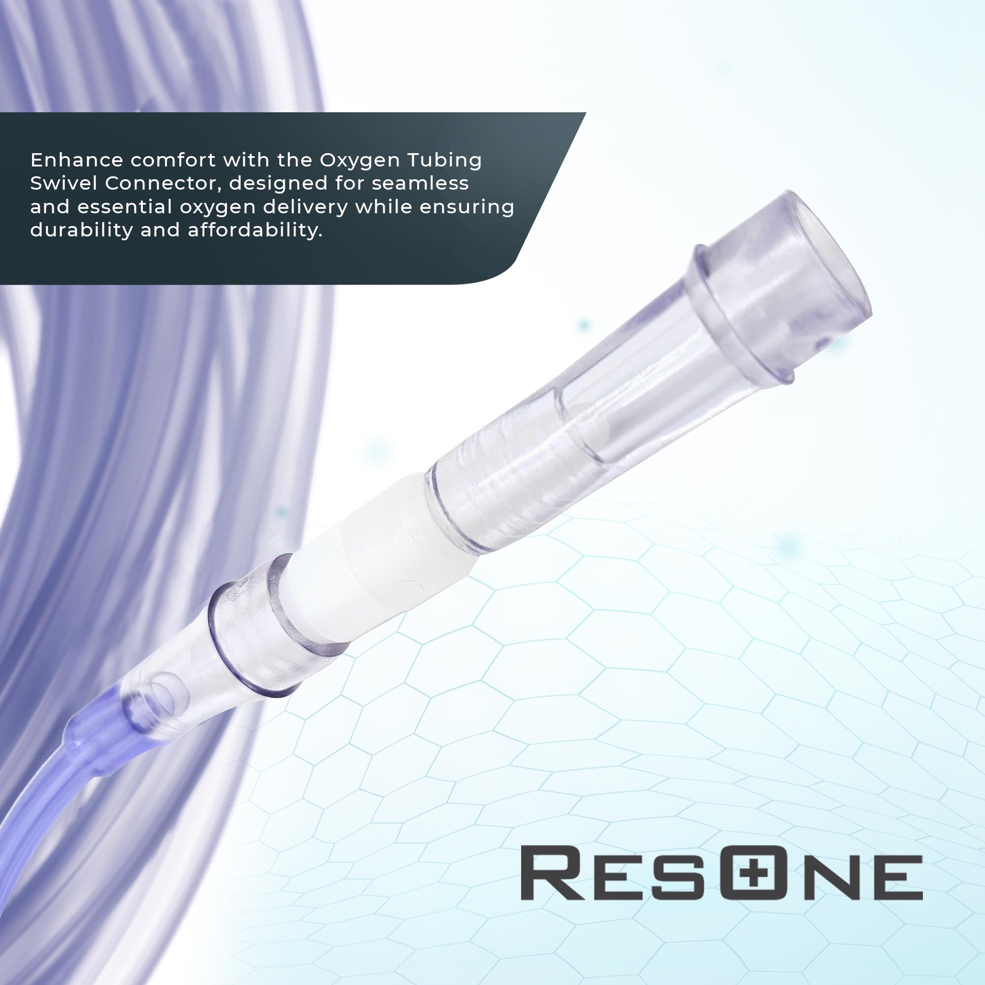 Snapklik.com : ResOne Oxygen Tubing Swivel Connectors 10-Pack, Cannula ...