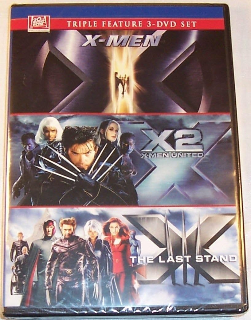 X-MEN Triple Feature 3-DVD Set (Includes: X-Men + X2 X-Men United + X ...