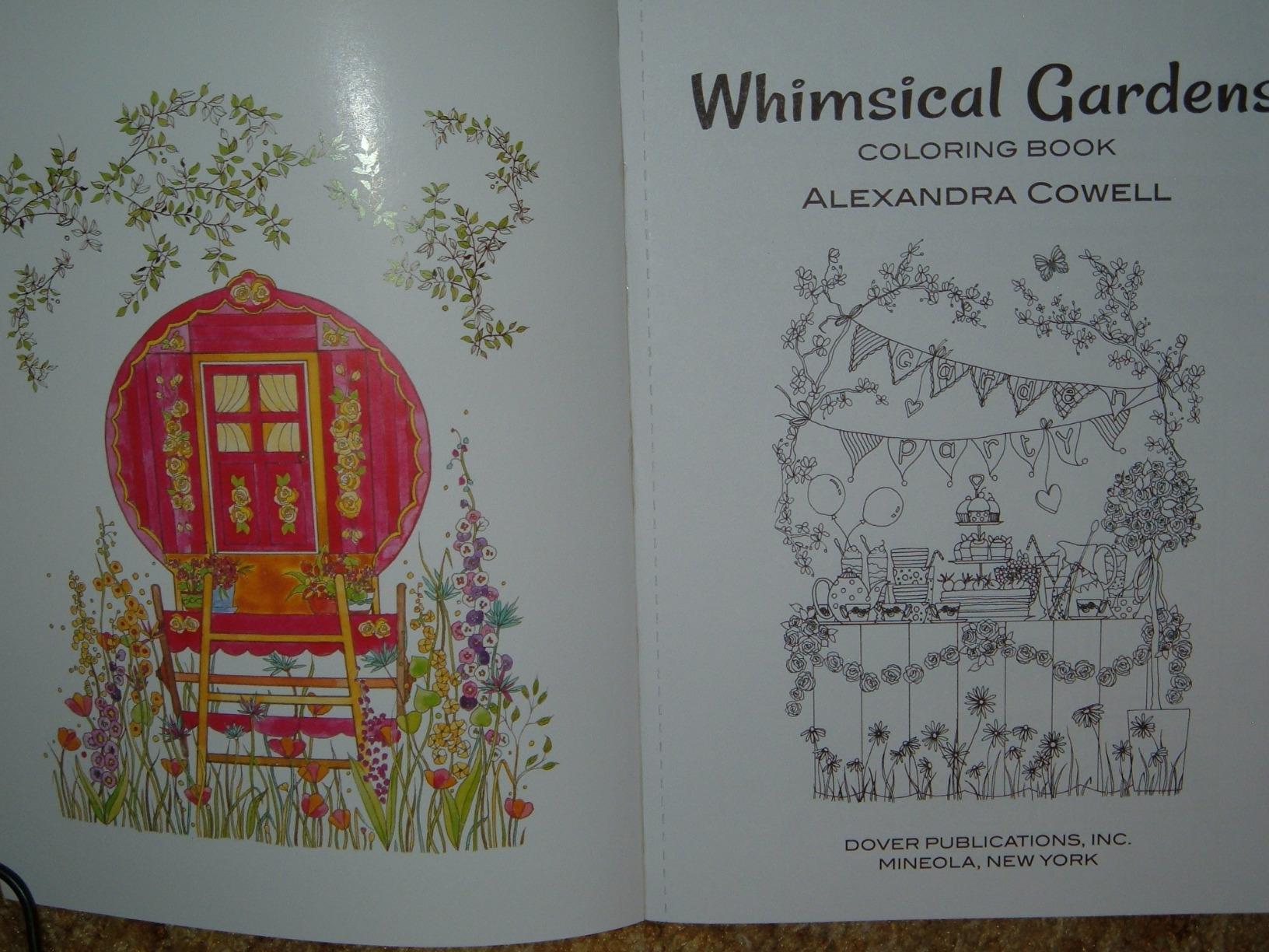 Amazon.com: Creative Haven Whimsical Gardens Coloring Book (Adult ...