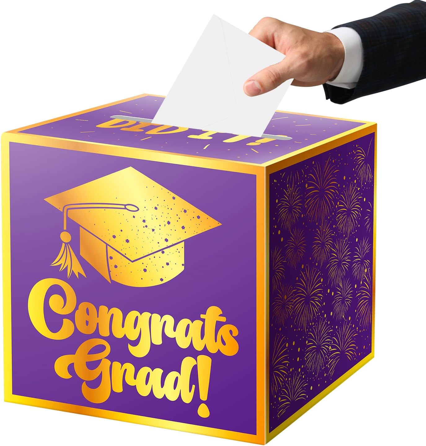 Amazon.com: Jaywayang Graduation Card Box, Cardboard Congrats Grad Card ...