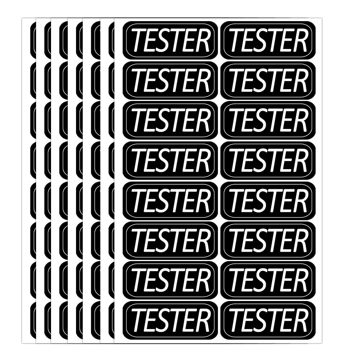 Amazon.com : Top Label Tester Stickers,1.5X0.5 Inch Self Adhesive Label ...