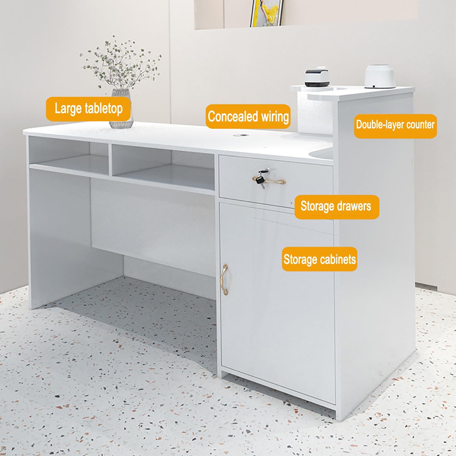 Open Face Counter