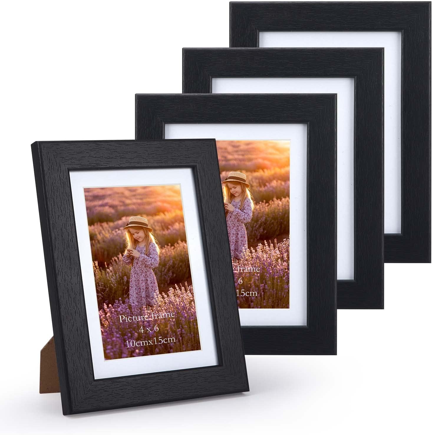 Amazon.com - Ethereal Ore Rose Gold 5x7 Picture Frame with 4x6 White ...