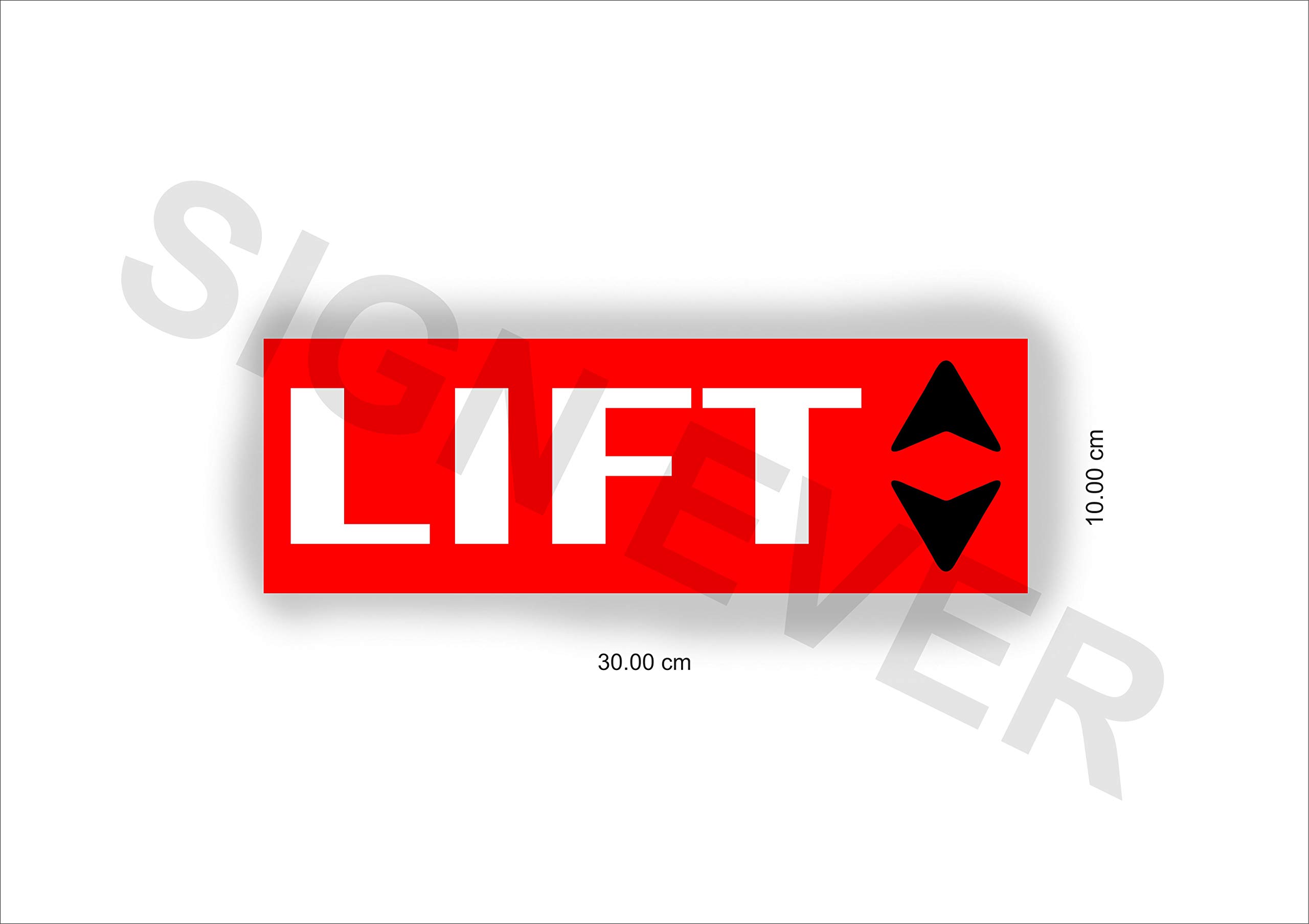 Buy SIGN EVER Lift Sign Board Hospital Office Factory Shopping Mall ...