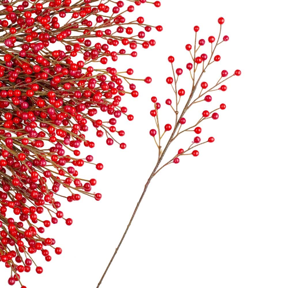 Amazon.com: Factory Direct Craft 12 Artificial Rich Christmas Red ...