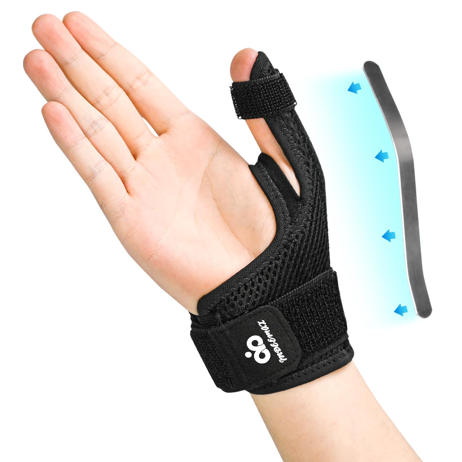 INDEEMAX Thumb Brace Splint for Right & Left Hand, One Size Thumb Spica ...