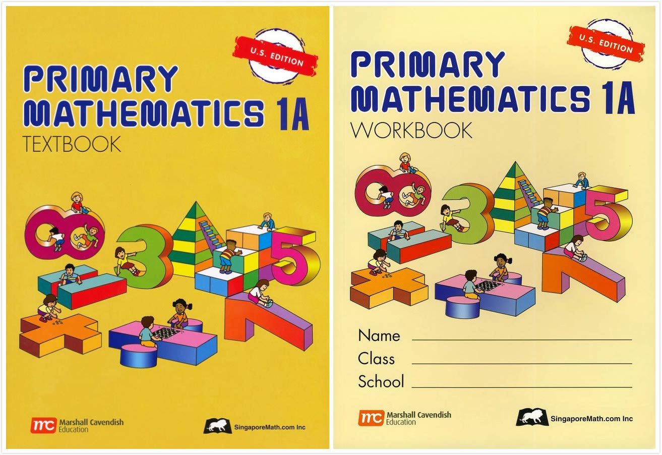 Amazon.com: Primary Mathematics 1A SET-Textbook and Workbook (US ...