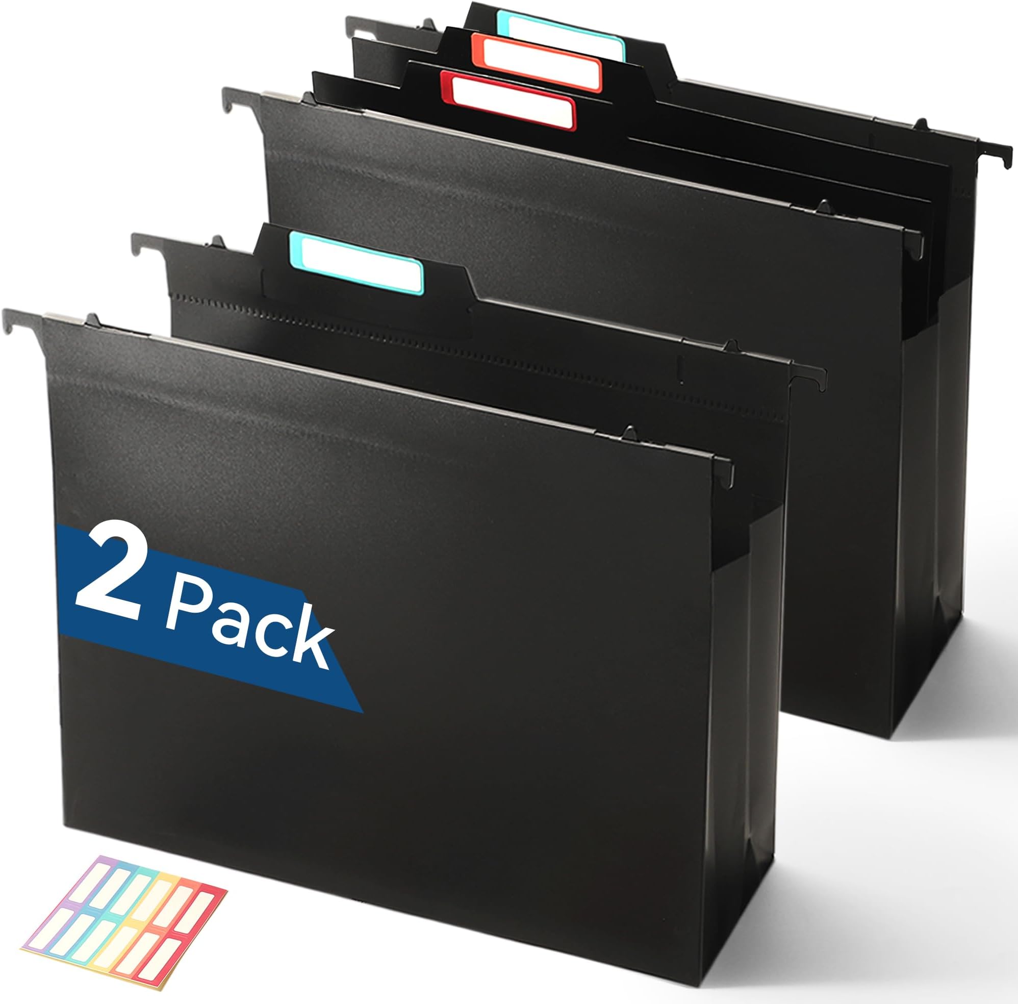 Amazon.com : ThinkTex Plastic Expanding Hanging File Folders,Reinforced ...