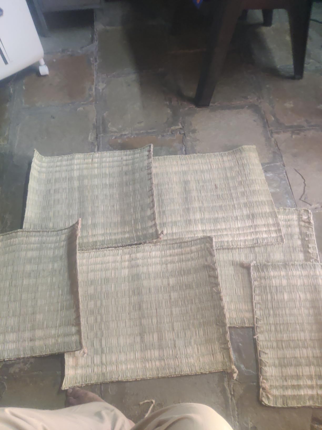 BHUMI Handmade Coir Grass kusha aasan/100% Natural Grass puja mat ...
