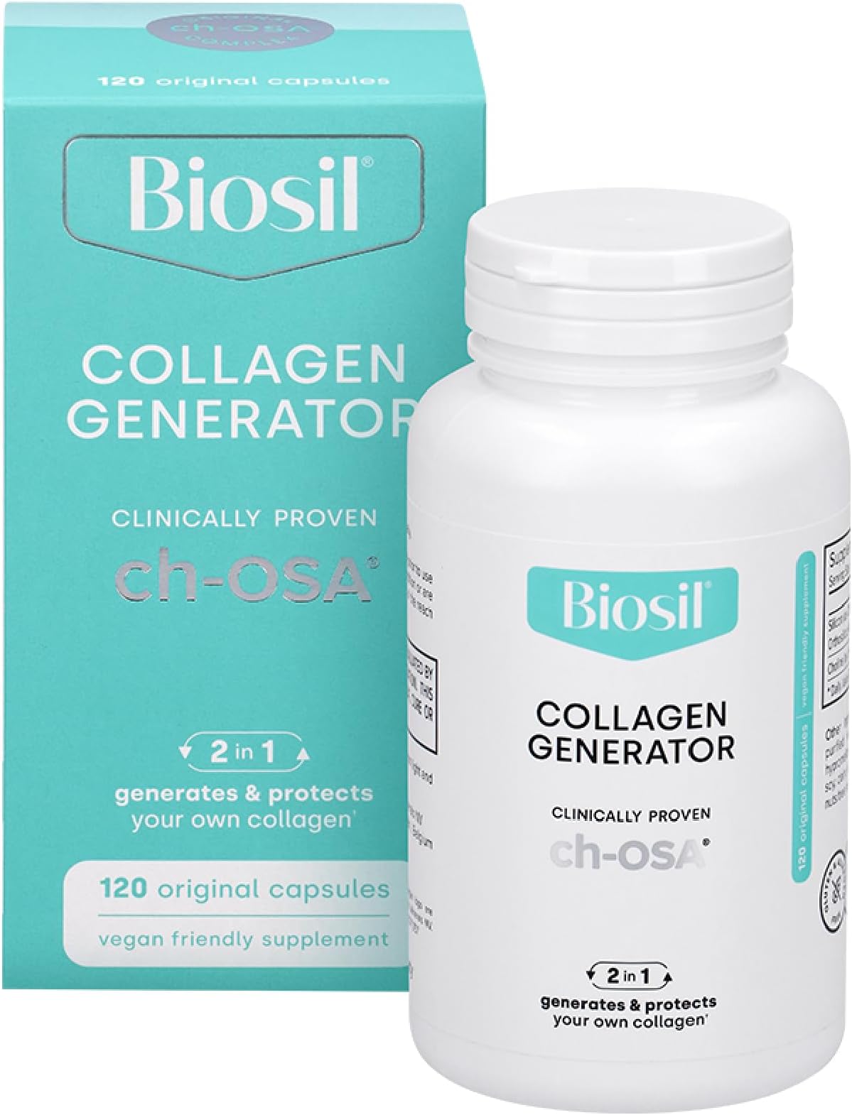 Amazon.com: Biosil Collagen Generator - 120 Original Capsules - with ...