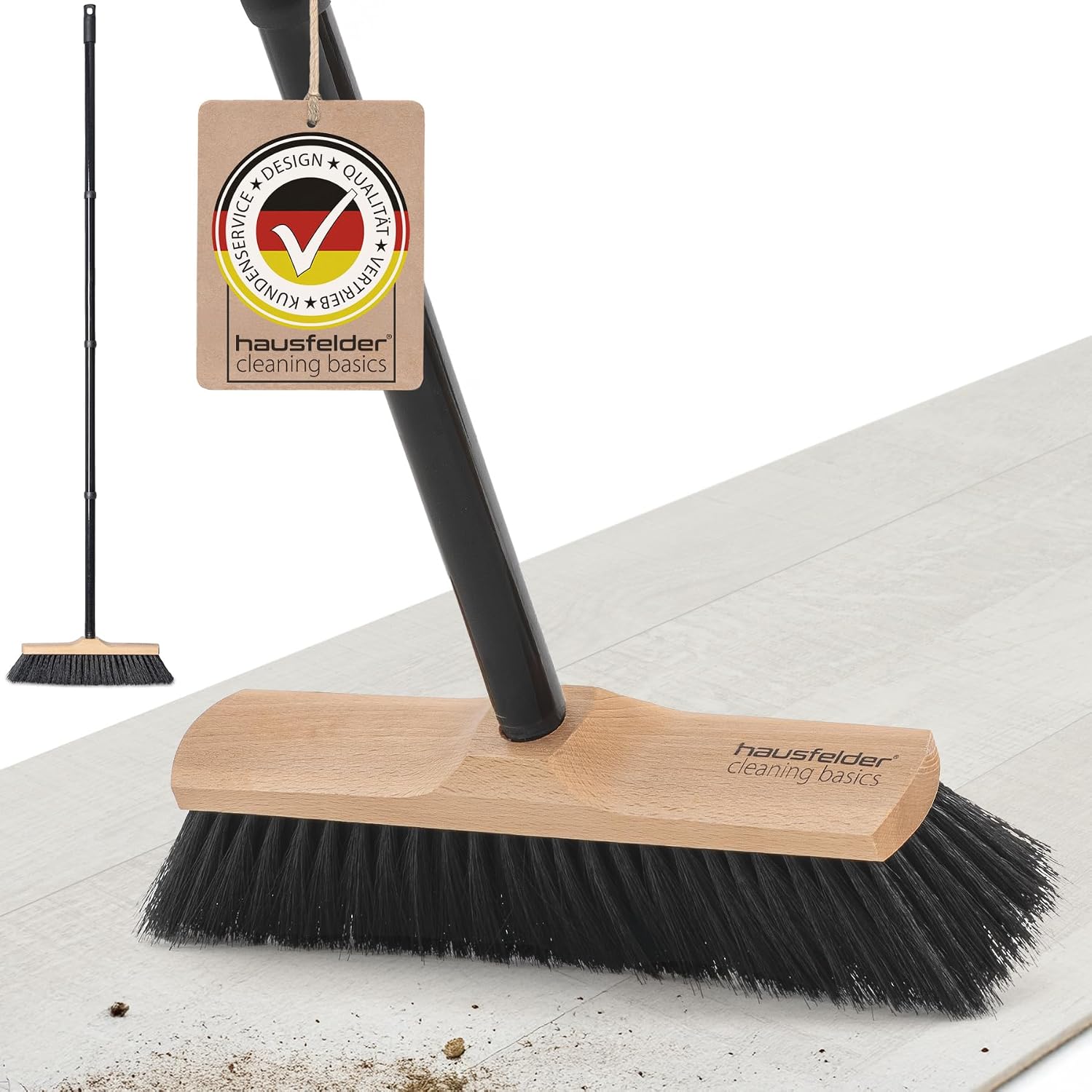 Hausfelder Wooden Broom with Handle Household Broom Bermuda | Ubuy