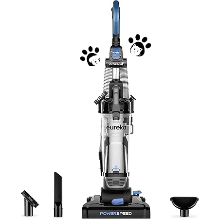 Amazon.com: eureka NEU182B PowerSpeed Bagless Upright Vacuum Cleaner ...