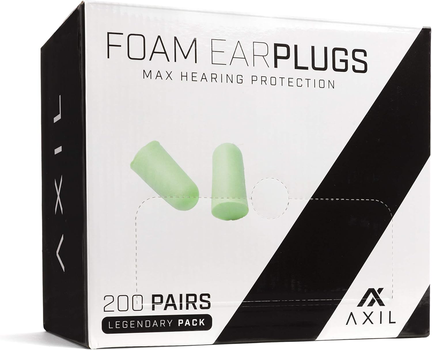 Amazon.com: AXIL Foam Ear Plugs for Noise Reduction – Ultra-Soft ...