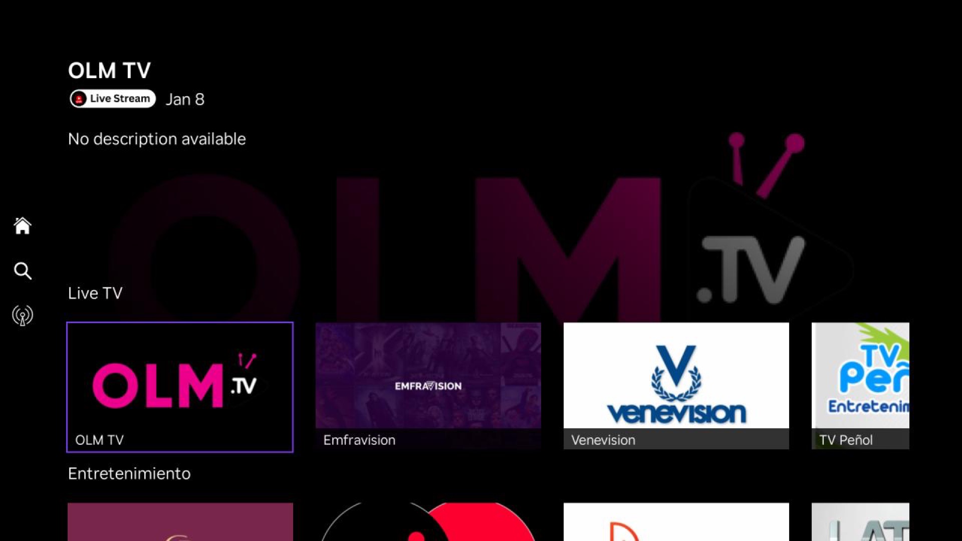 Aplicación La Cajita TV en Amazon Appstore