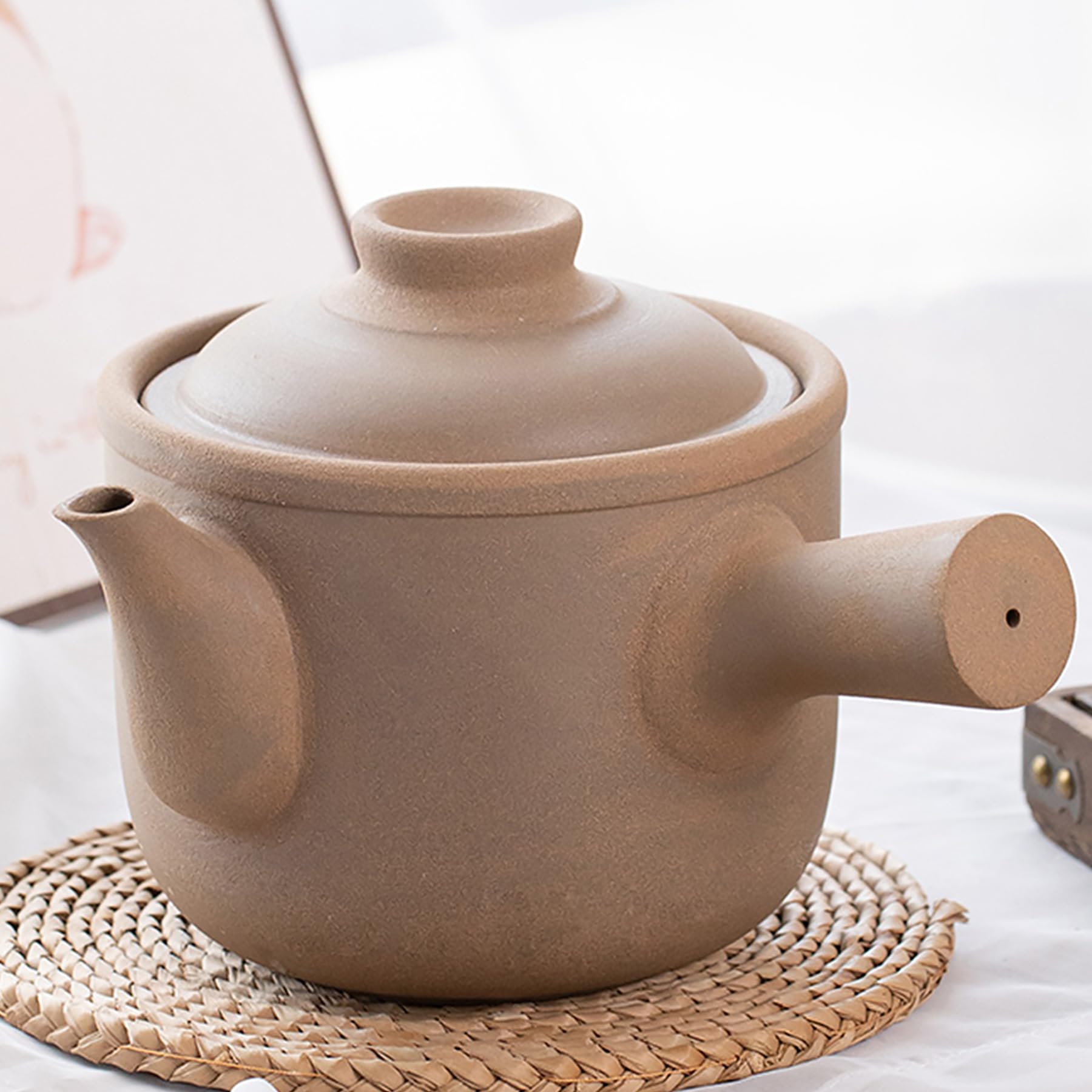Unglazed Earthenware Chinese Medicine Pots, Natural Terracotta Ceramic ...