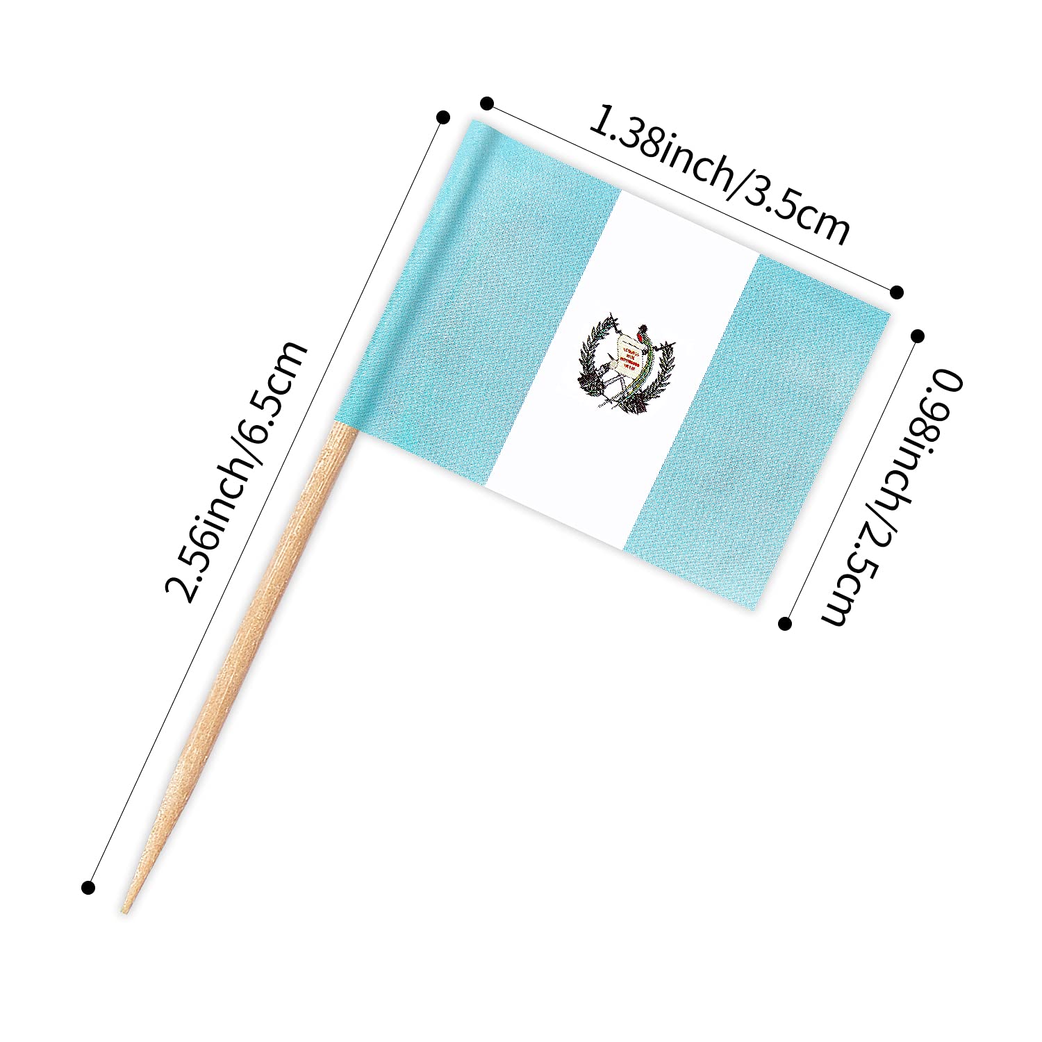 Snapklik.com : ZXvZYT Guatemala Flag Guatemalan Toothpick Flags,Small ...