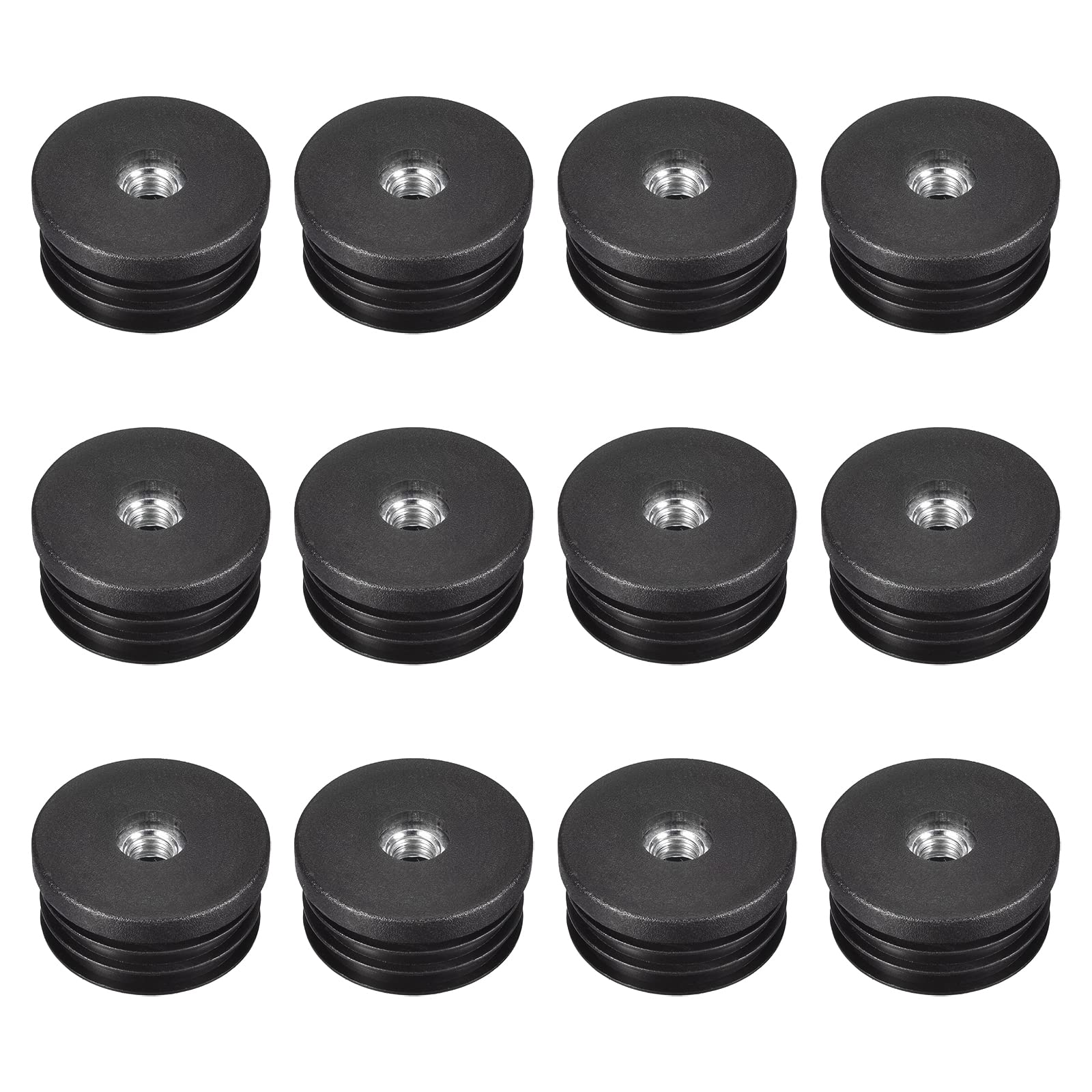 Amazon.com: uxcell 12Pcs Inserts for Round Tubes with M8 Thread, for ...