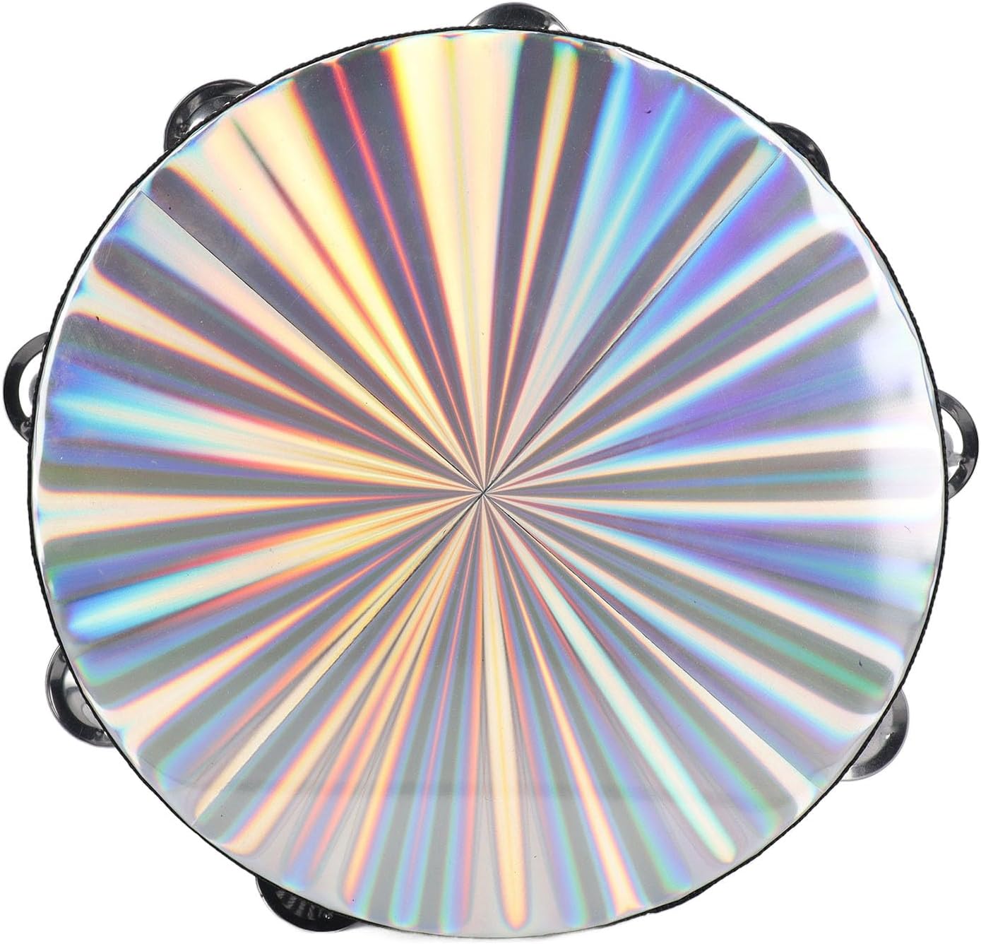 Amazon.com: AOWINHIT Radiant Tambourine Reflective Clear Sound Double ...