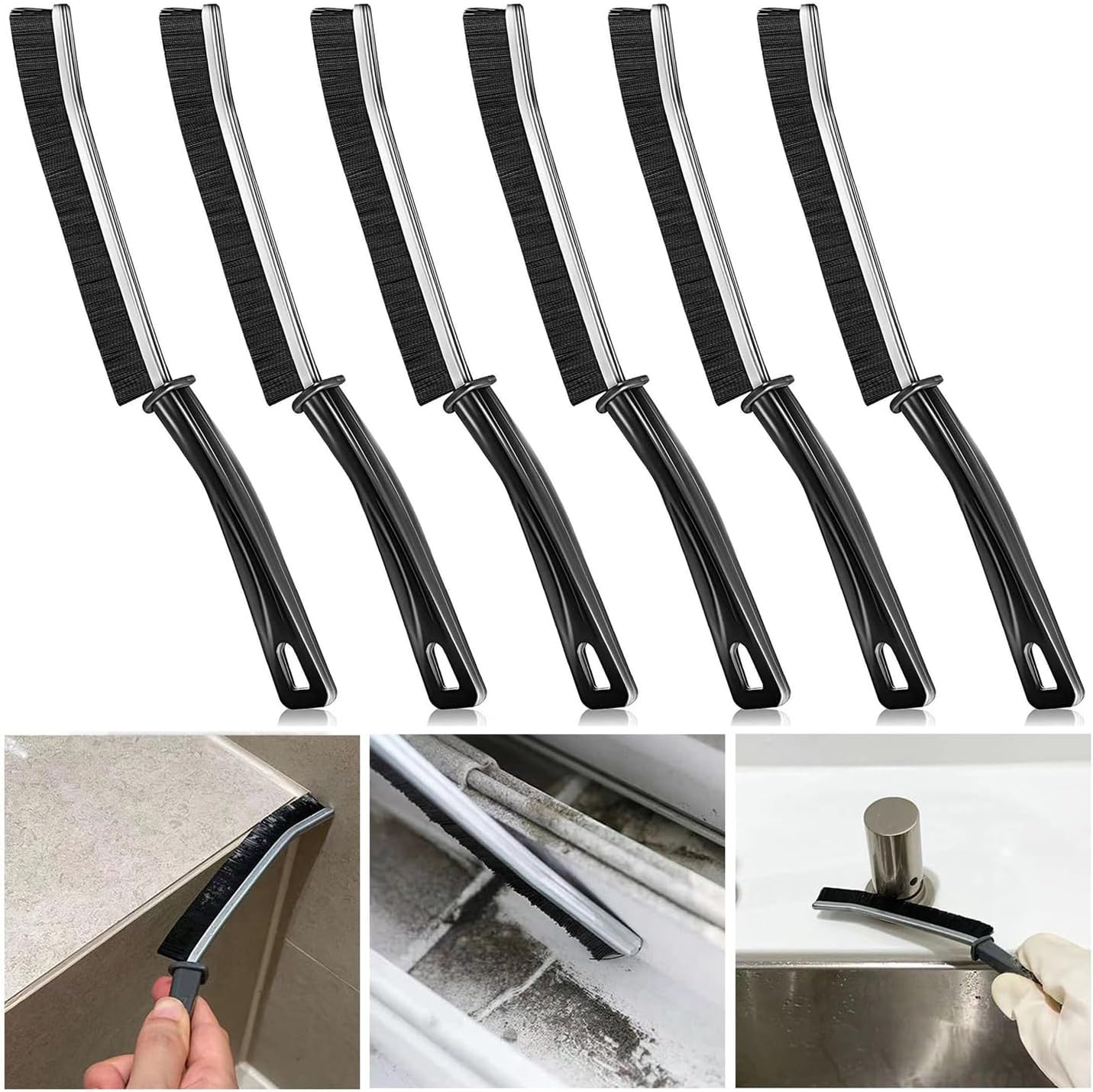 Amazon.com: Hard-Bristled Crevice Cleaning Brush, Cleaner Scrub Brush ...